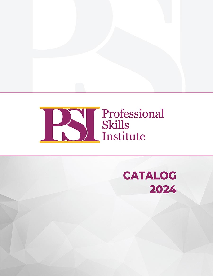 PSI Academic Catalog - Professional Skills Institute